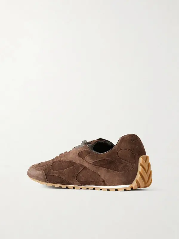Bottega Veneta Orbit Flash Leather-trimmed Sneakers