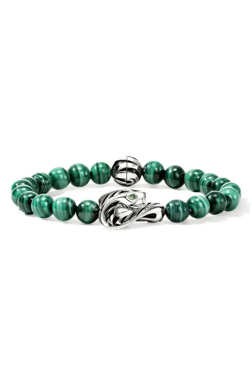 John Hardy Legends Cobra Beaded Bracelet - Silver