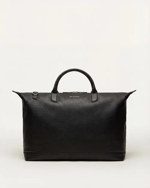 WANT Les Essentiels Hartsfield Pebble-grained Leather Weekender Bag - Black