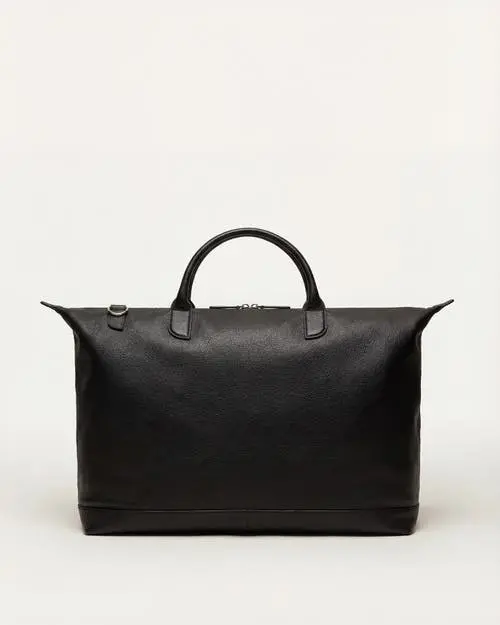 WANT Les Essentiels Hartsfield Pebble-grained Leather Weekender Bag - Black