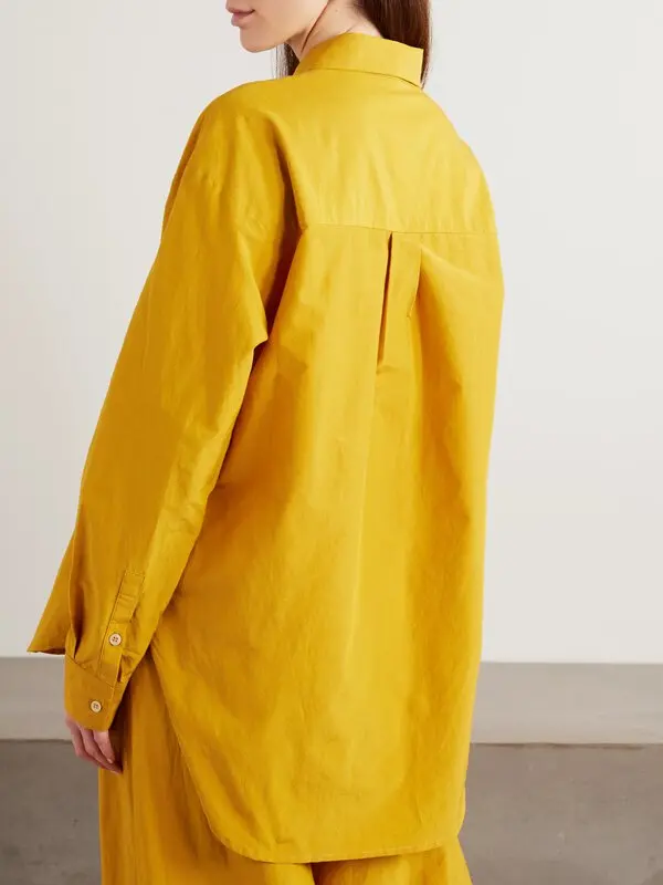 JAMIE HALLER The Essential Cotton And Silk-blend Shirt