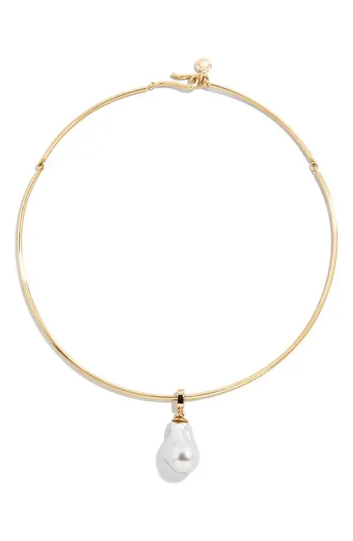 Baublebar Teagan Faux Collar Necklace - Pearl