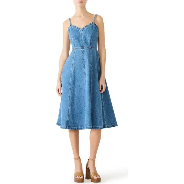 Steve Madden Harley Denim A-line Dress