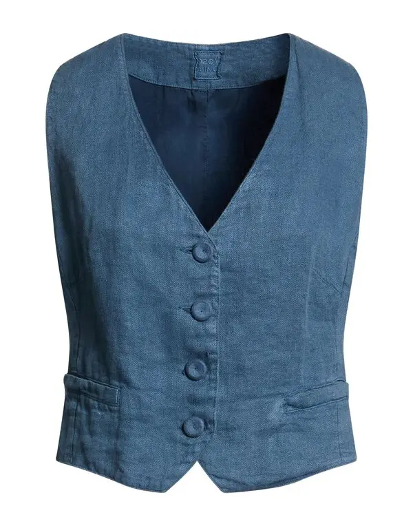 120% Lino Tailored Linen Vest