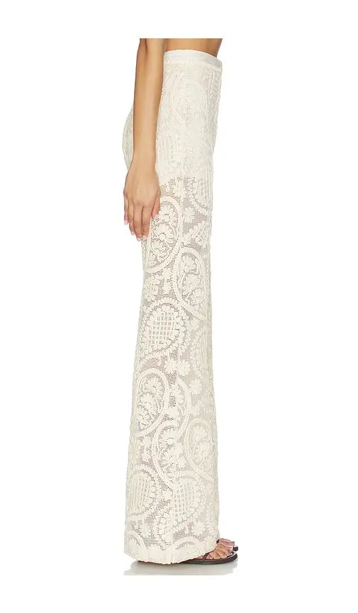 SABINA MUSAYEV Lace Flare Pants