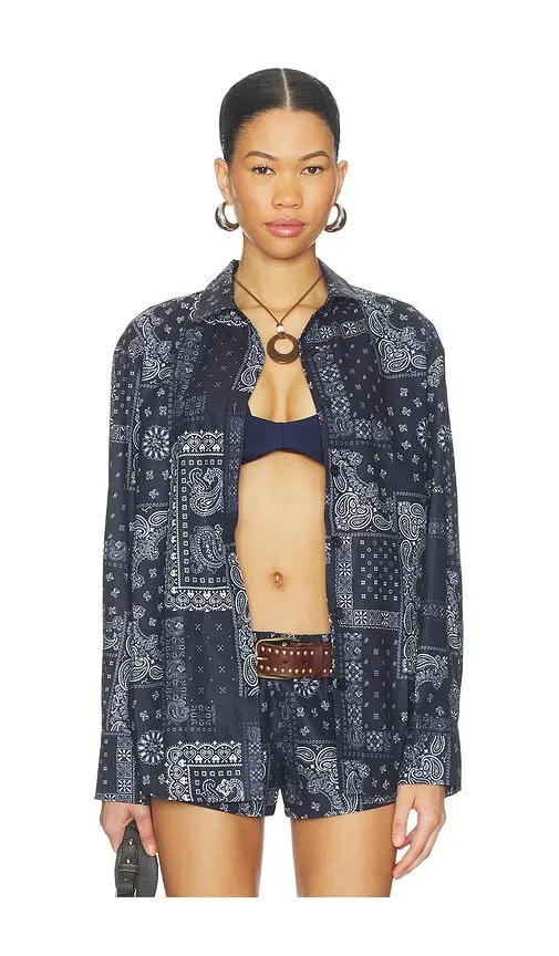 Superdown Pridget Oversized Button Down