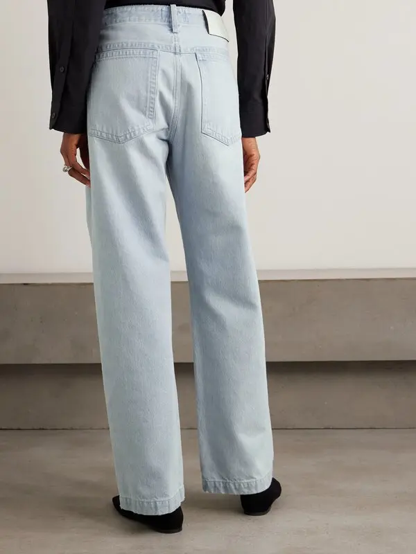 AGOLDE Maria Mcmanus Mid-rise Wide-leg Jeans - Blue