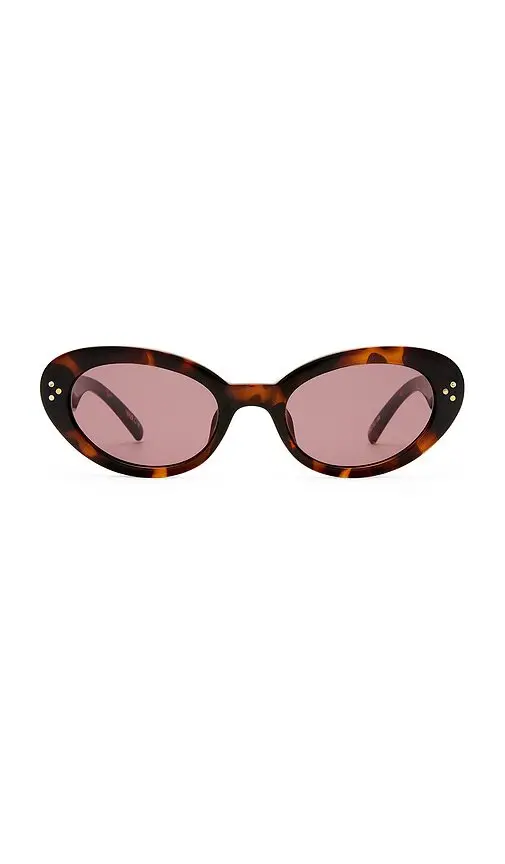 Le Specs Tootsie Sunglasses - Tort & Smokey Brown Mono