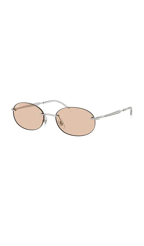 Ray-ban Oval Sunglasses - Silver