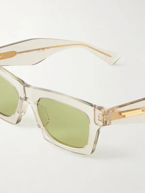 Bottega Veneta Square-frame Recycled-acetate Sunglasses