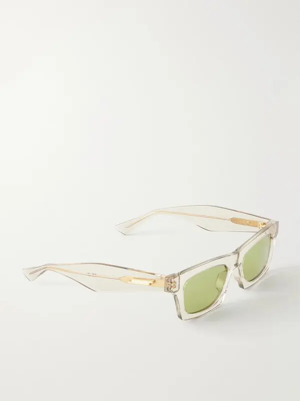 Bottega Veneta Square-frame Recycled-acetate Sunglasses