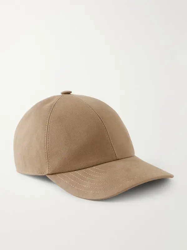 Purdey Logo-embroidered Cotton-twill Baseball Cap - Brown
