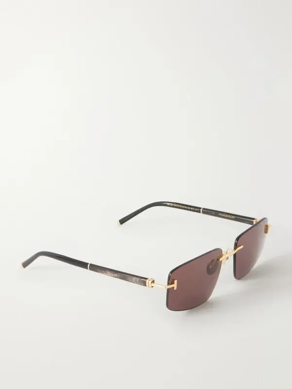 TOM FORD Square-frame Titanium And Acetate Sunglasses