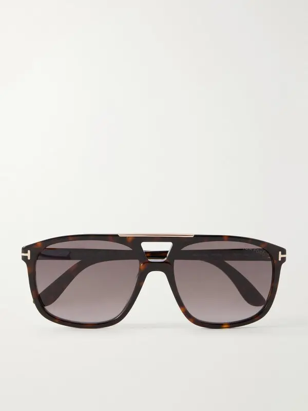 TOM FORD Brianna-02 Aviator Sunglasses - Brown