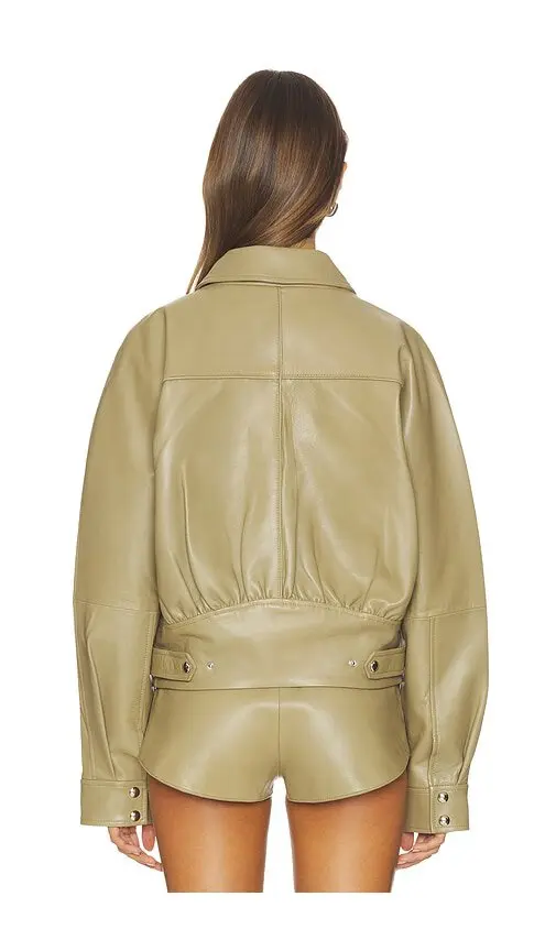 Retrofete Mariel Leather Jacket - Tan