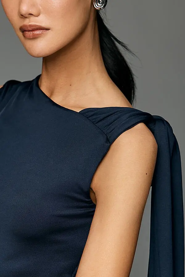 NIA Brisa Ruched Sleeveless Mini Dress