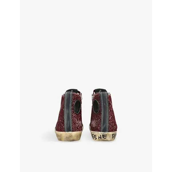 GOLDEN GOOSE Francy Speckle High-top Woven Trainers