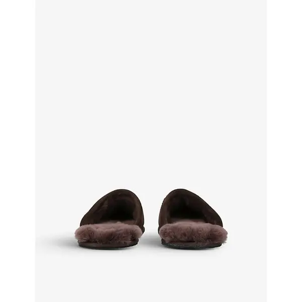 UGG Scuff Logo-embroidered Slippers - Brown/oth