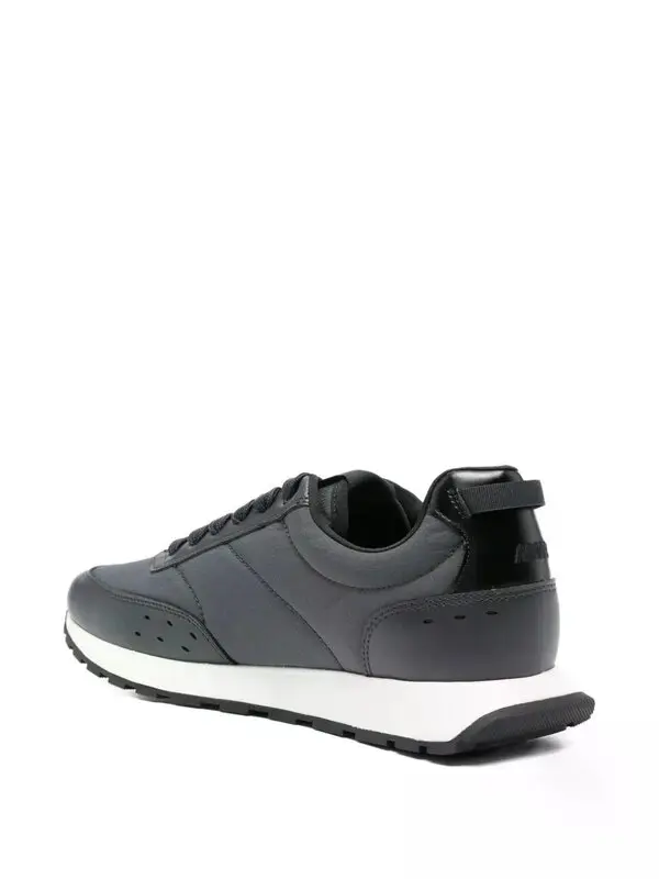 BOSS Quilted Lace-up Sneakers - Blue