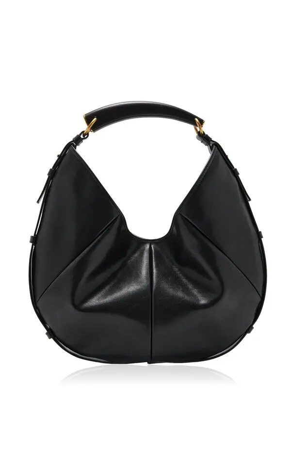 Saint Laurent Mombasa Medium Hobo Bag - Black