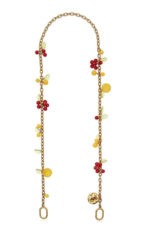 Saint Laurent Charm Bag Chain - Gold