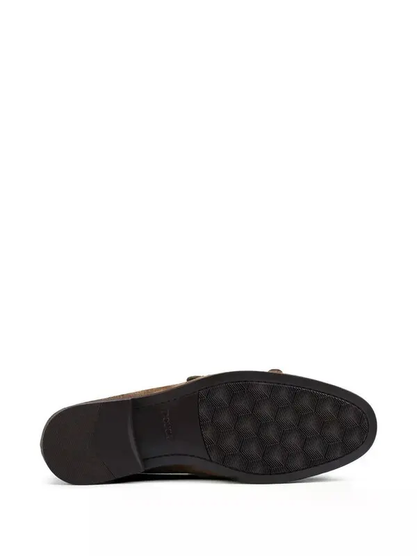 DOUCAL'S Juke Double-buckle Monk Shoes - Brown