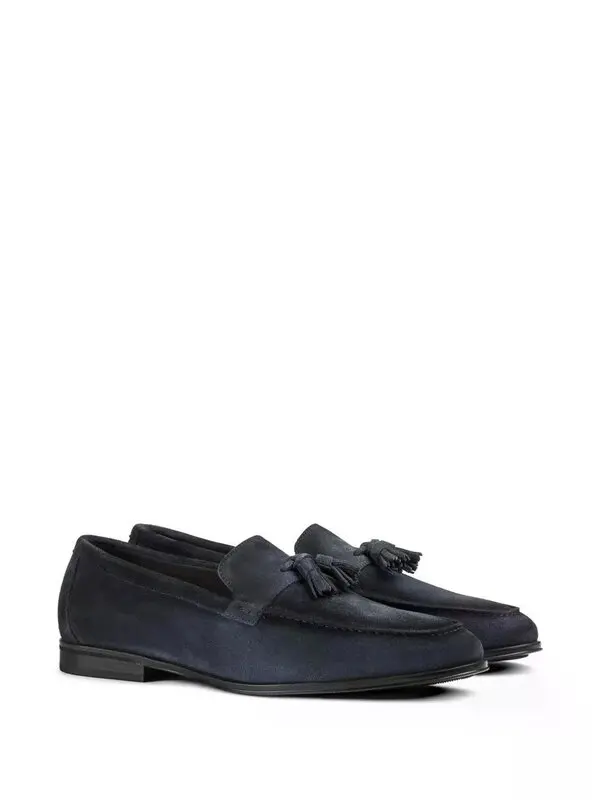 DOUCAL'S Tassel Suede Loafers
