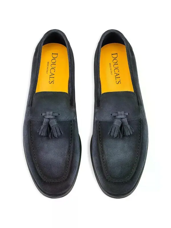 DOUCAL'S Tassel Suede Loafers