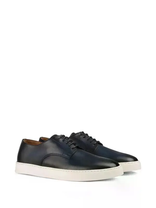 DOUCAL'S Leather Lace-up Sneakers