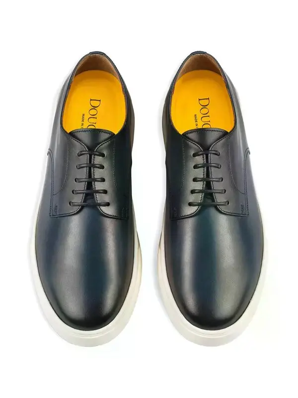 DOUCAL'S Leather Lace-up Sneakers