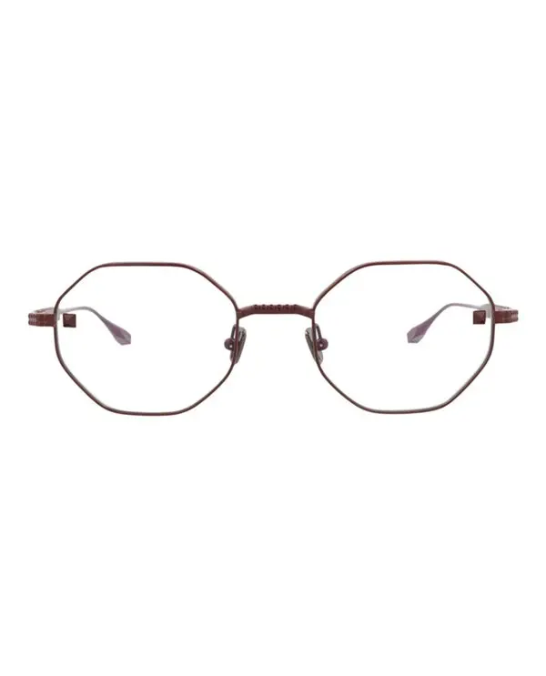 Valentino Garavani Metal Round Optical Frames - Bordeaux Bordeaux Transparent (vlx/122b/52)