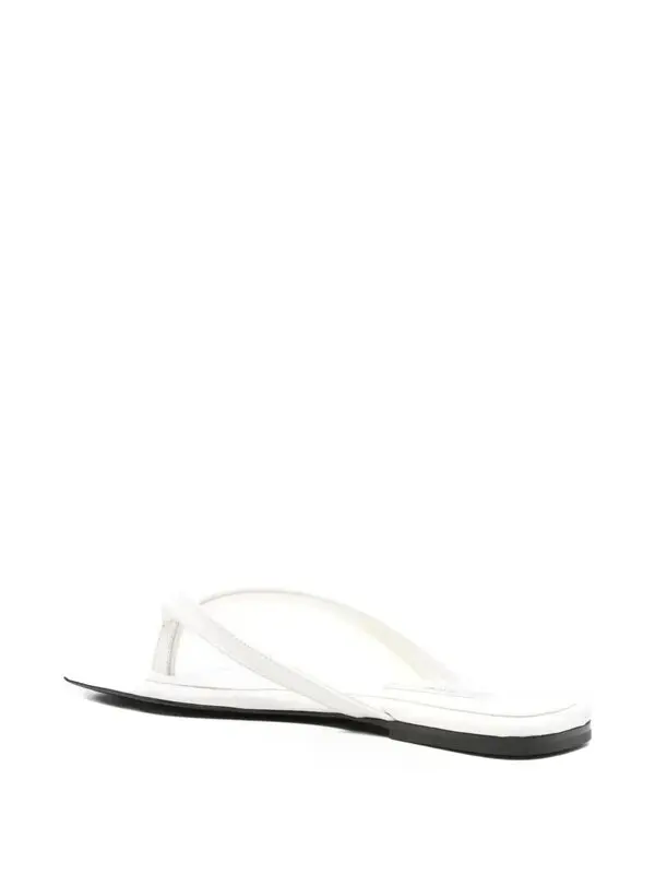 TOTEME Croc-embossed Flat Sandals