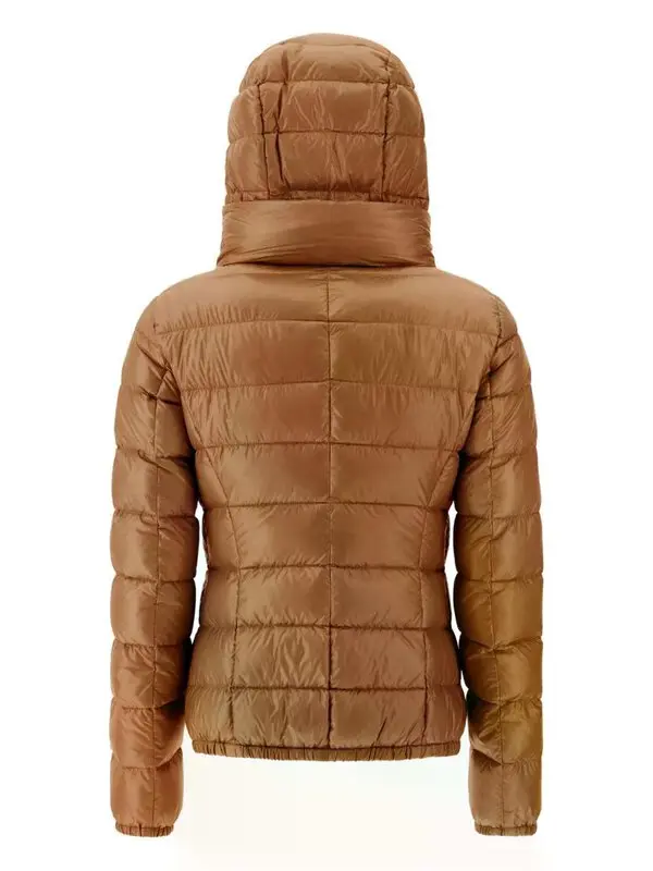 Herno Quilted Hooded Jacket - Brown