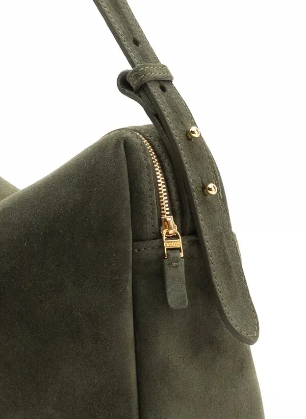 ELLEME Trousse Large Suede - Khaki