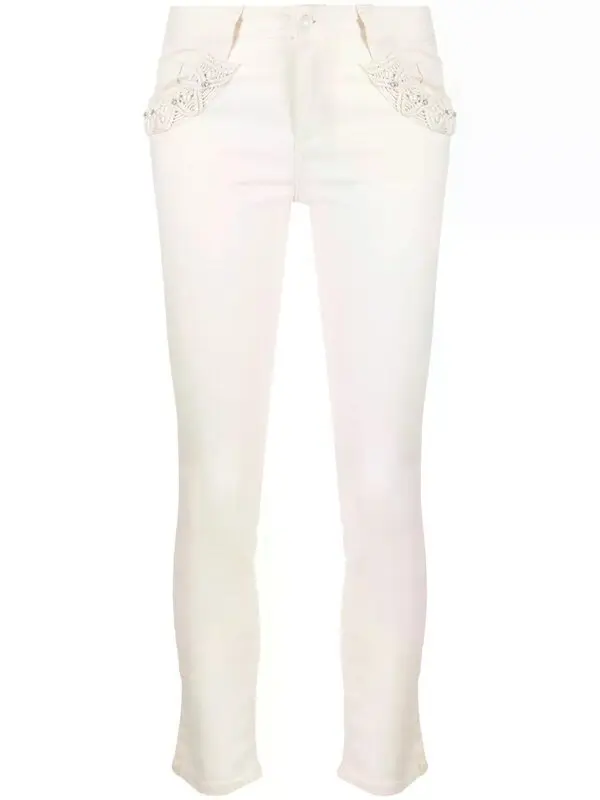 Liu Jo Bottom Up Embellished Skinny Jeans