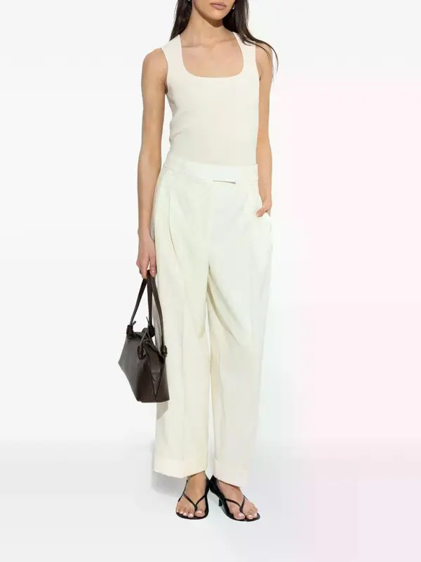 RÓHE Pleated Cuffed Trousers