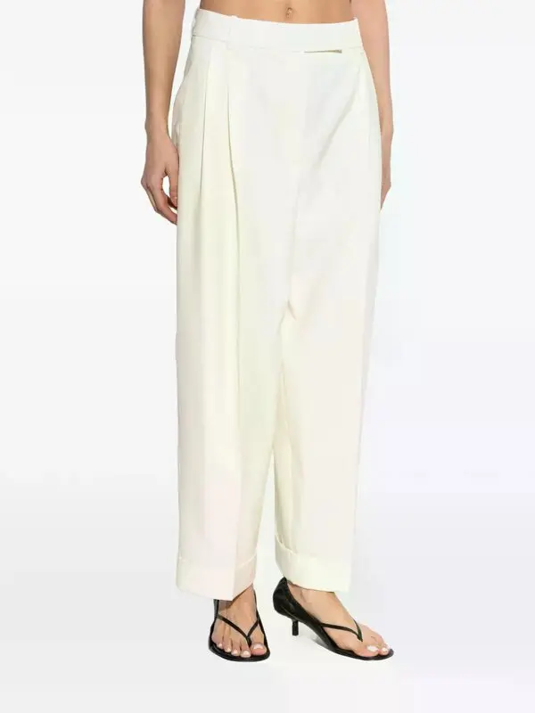 RÓHE Pleated Cuffed Trousers