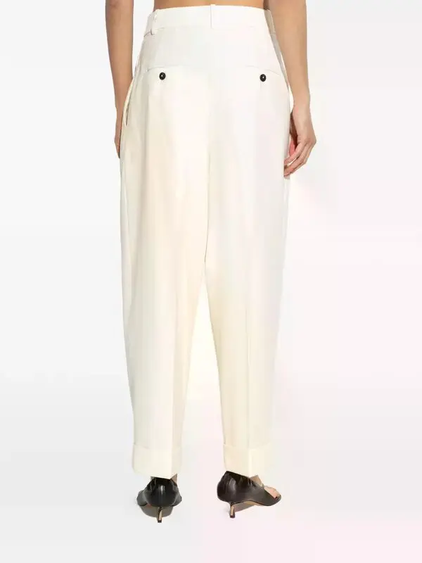 RÓHE Pleated Cuffed Trousers