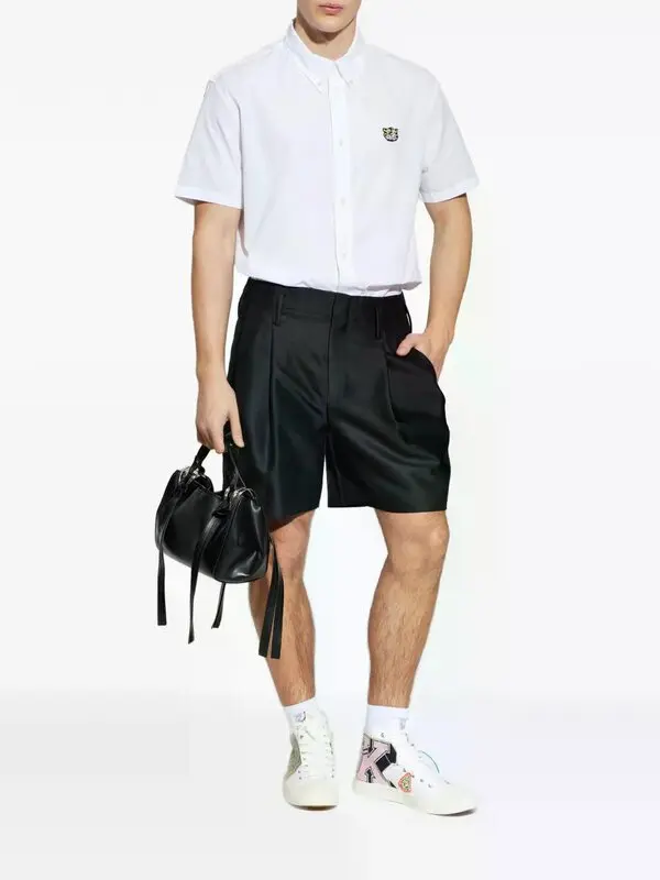 Kenzo Pleated Tailored Shorts