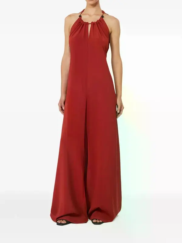 Max Mara Flowing Envers Satin Jumpsuit