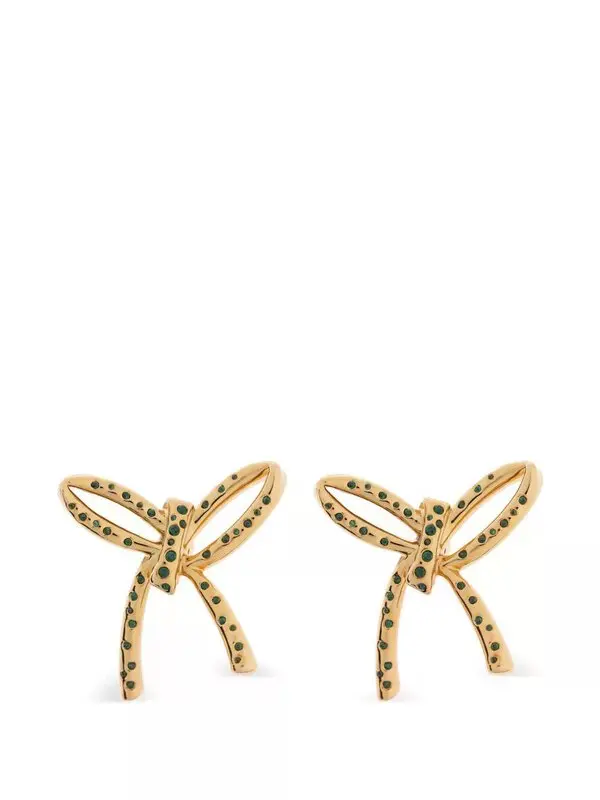Marni Bow-embellished Earrings - Gold