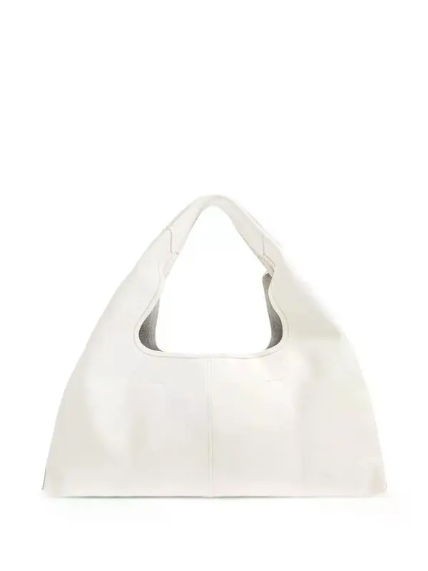 Ami Etienne Leather Shoulder Bag - Neutrals
