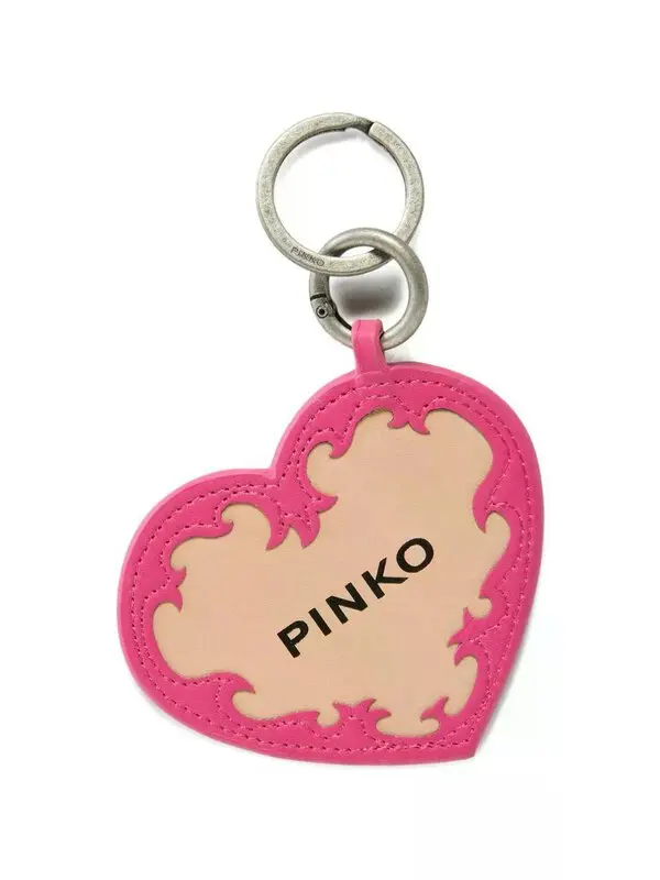 Pinko Heart-shape Keyring - Pink