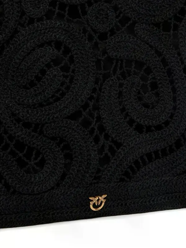 Pinko Crocheted Tote Bag