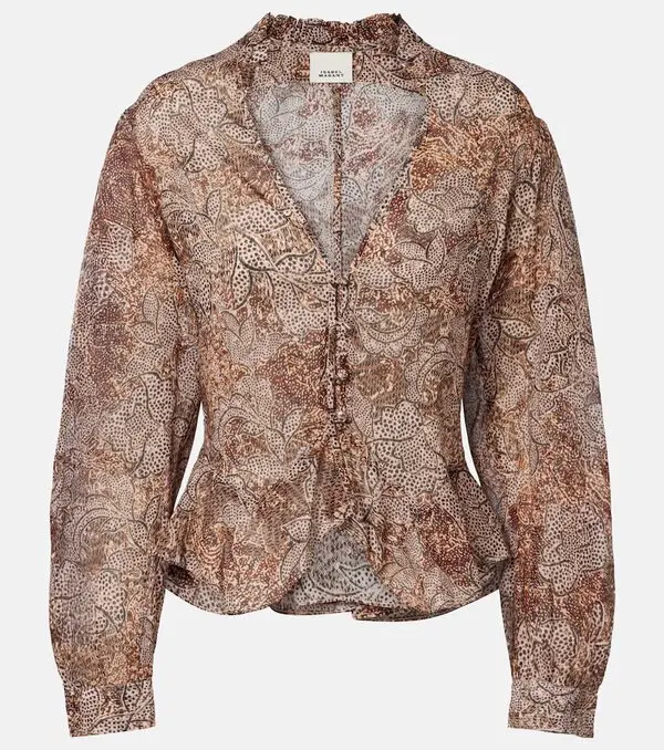 Isabel Marant Étoile Celeny Printed Blouse