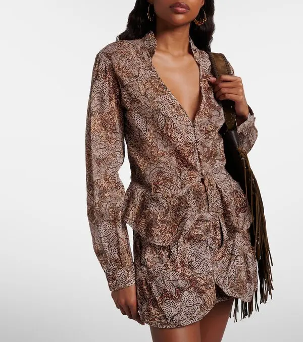 Isabel Marant Étoile Celeny Printed Blouse