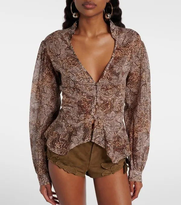 Isabel Marant Étoile Celeny Printed Blouse