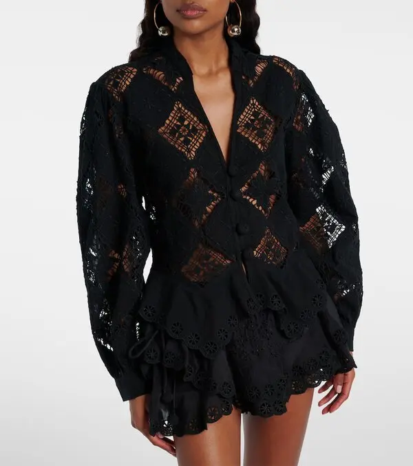 Isabel Marant Étoile Nina Broderie Anglaise Blouse