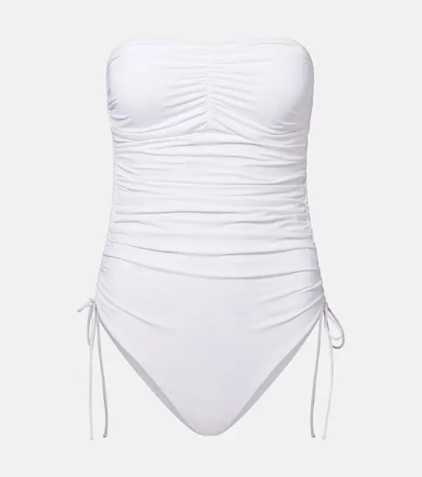 Melissa Odabash Sydney Core Strapless Swimsuit - White