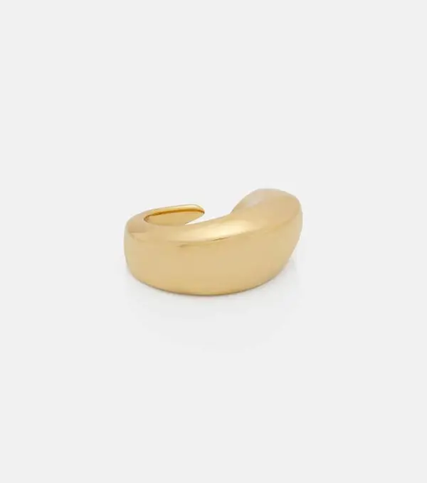Bottega Veneta Prisma-plated Sterling Silver Ring - Gold